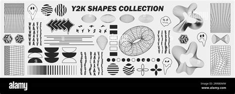 Abstract Geometry Wireframe Shapes And Patterns Cyberpunk Elements