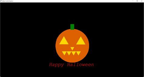 Draw Halloween In Python Turtle CopyAssignment