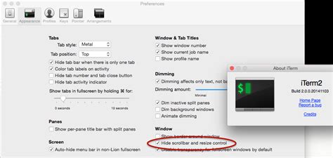 Macos Hide Iterm Scrollbar Super User