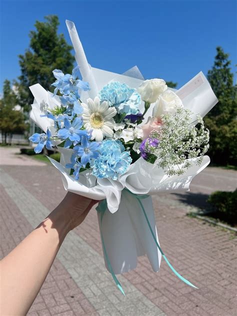 김포꽃집 장기동꽃집 운양동꽃집 블루화이트꽃다발꽃숨 네이버 블로그