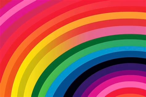 Premium AI Image Vibrant Pride Celebrating Diversity With The LGBTQ Flag Generated AI
