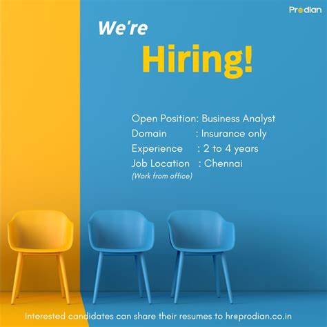 Prodian On Linkedin Hiring Hiringnow Jobs Chennaijobs