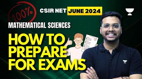 Csir Net June 2024 Mathematical Science How To Prepare For Exams