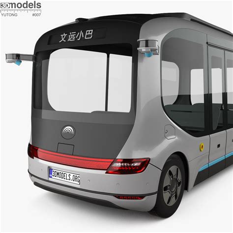 Yutong Xiaoyu Autonomous Bus 2025 3d Model Download Bus On