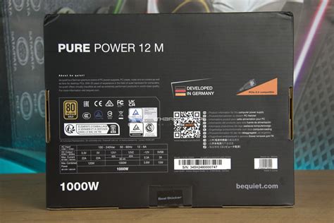 Test Be Quiet Pure Power 12 M 1000 W Z ATX 3 0 I PCIe 5 0 Cios