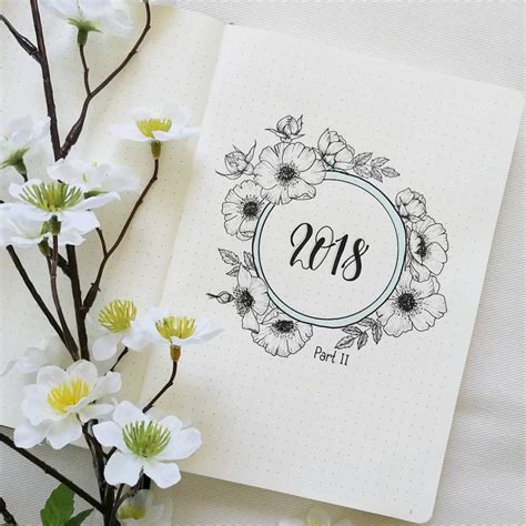 70 Incredibly Pretty Floral Bullet Journal Spreads My Inner Creative