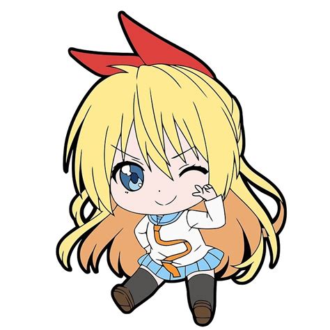 Chitoge Chibi By Chibify Redbubble