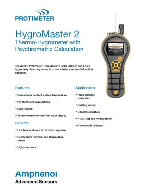 Protimeter Hygromaster 2 Trade Meters