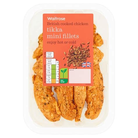 Waitrose British Roast Chicken Tikka Mini Fillets Ocado