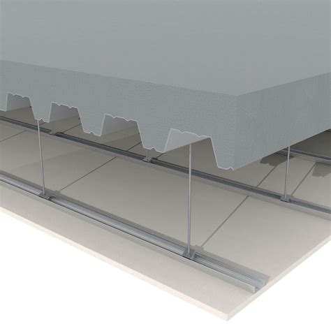 Plafond Promatect Suspendu Sous Dalle B Ton Bacs Acier