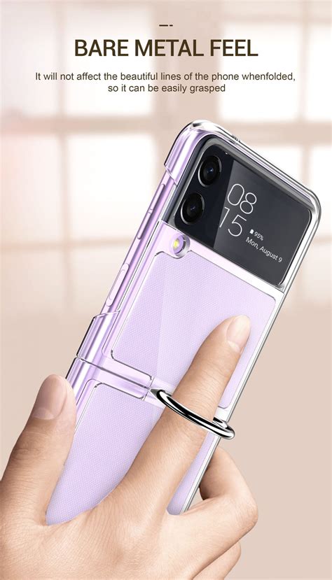 Samsung Galaxy Z Flip G Clear Protection Case With Ring Mobile City