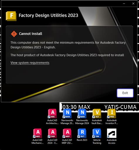 Çözüldü factory design utilities 2023 kuramıyorum host product