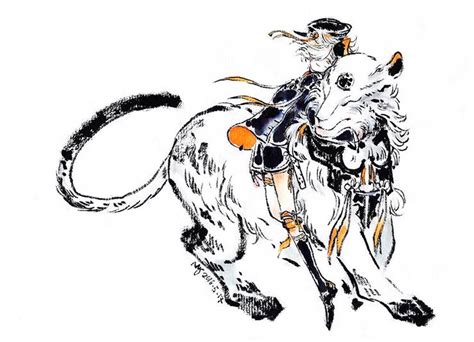 水墨画风格的pixiv插画图片 Bobopic