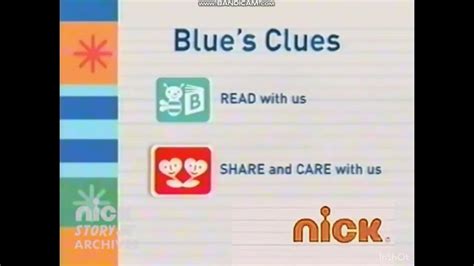 Nick Playdate Curriculum Board Blues Clues Right Now Bumper 2010