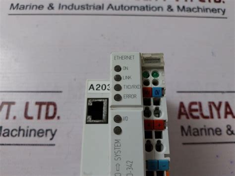 Wago 750 342 Fieldbus Coupler Ethernet Aeliya Marine