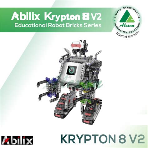Krypton 8 V2 Abilix Educational Robot Bricks Series Alexan