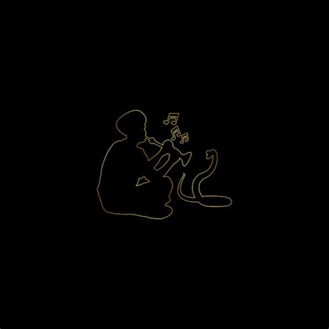 A Yellow Light Is Drawn On The Black Background Premium Ai Generated