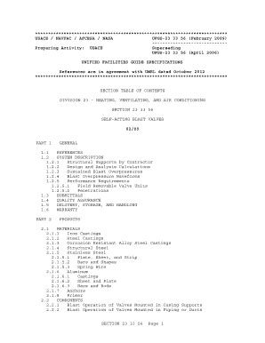 Fillable Online Citeseerx Ist Psu SECTION 23 33 56 Fax Email Print