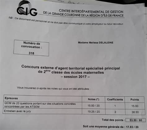 Commander Concours Atsem
