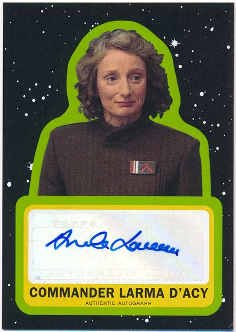 Yahoo オークション Amanda Lawrence As Commander Larma Dacy 2019