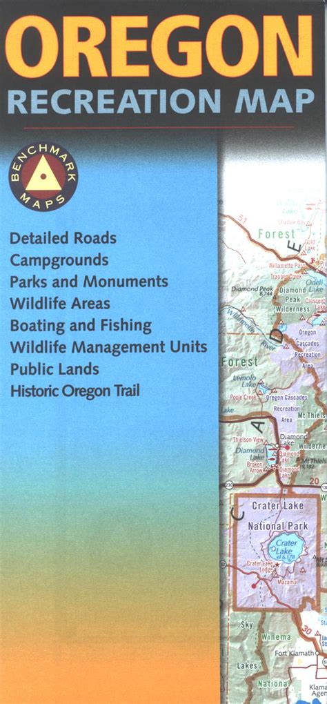 Map Oregon Recreation Public Lands Interpretive Association