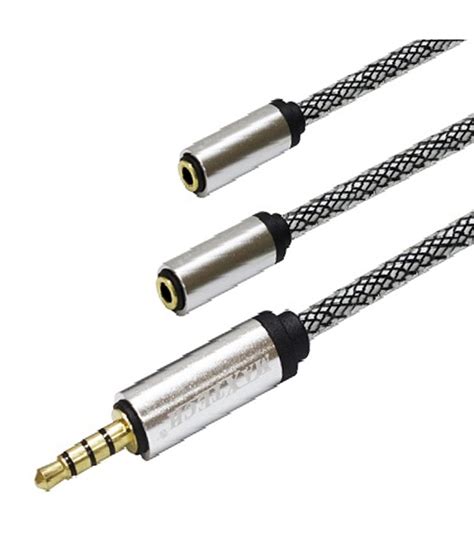 ADATTATORE SDOPPIATORE AUDIO STEREO MASCHIO JACK 6 35 MM 2 JACK