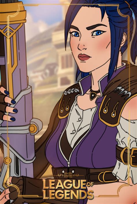 Caitlyn Fanart Sketch By Murillomagalhaes92 On Deviantart