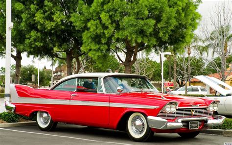 1958 Plymouth Belvedere Ht White Over Red Fvr Chrysler Products