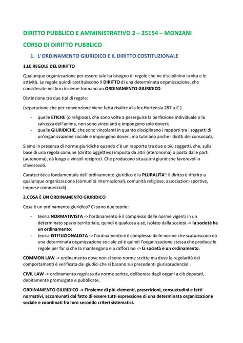 Diritto Pubblico Cap1 Docsity