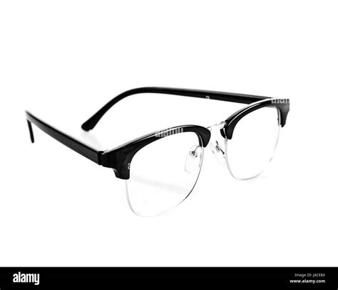 Black Eye Glasses Isolated On White Black Glasses On A White