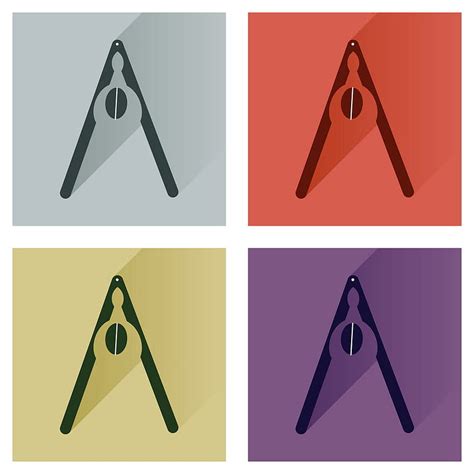 Set Flat Icons With Long Shadow Nut And Vector Ai Eps Uidownload