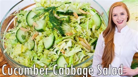 Cucumber And Cabbage Salad The Busy Mom Blog