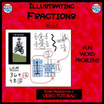 Illustrating Fractions Book 4 Ie 23 34 With Video Tutorials