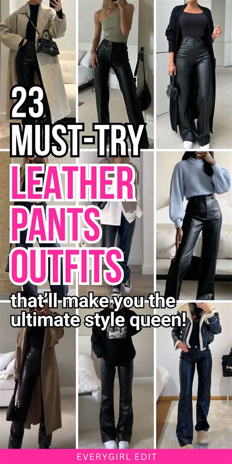 Best 12 How To Wear Leather Pants A Style Guide For Every Occasion