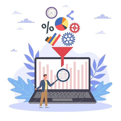 Premium Vector Data Filter Content Analysis Management For Digital