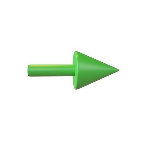 3d Model Conical Arrow V1 001 Vr Ar Low Poly Cgtrader