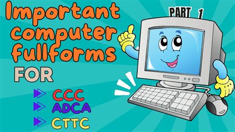 Important Computer Fullforms Youtube