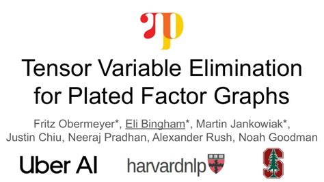 Ppt Tensor Variable Elimination For Plated Factor Graphs Fritz