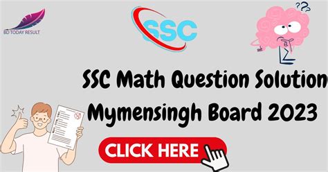 Ssc Mymensingh Board Math Question Solution 2023 Get 100 Correct Mcq Answer Now Bd Today Result
