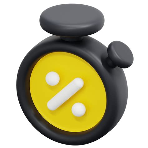 Premium Photo Stopwatch 3d Render Icon Illustration