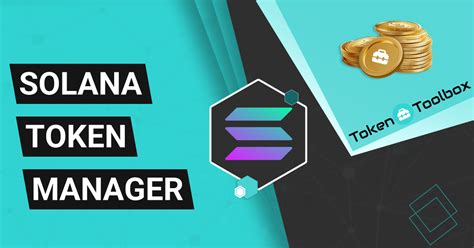 Solana Token Manager Manage Your Token Configuration
