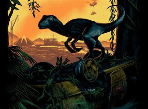 Jurassic World Poster By Mark Englert Available At Comic Con