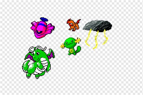 Groudon Pokémon Platinum Sprite pixel art pokemon rayquaza vertebrate