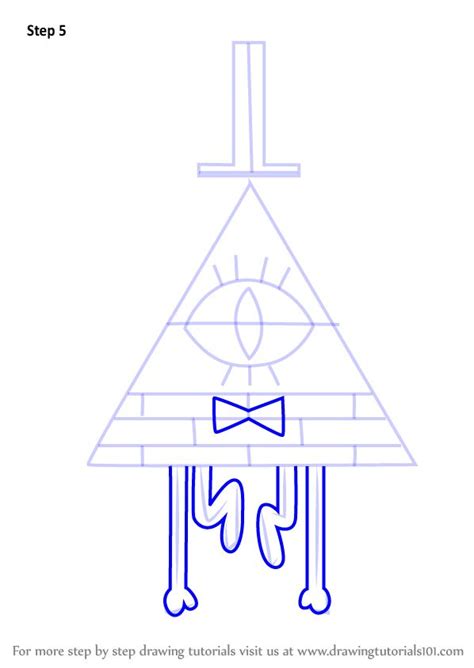 Learn How To Draw Bill Cipher From Gravity Falls Gravity Falls Step