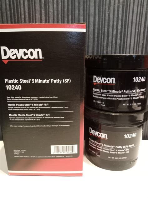 Devcon 10240 Plastic Steel 5min Sf Putty Devcon Adhesive Compound