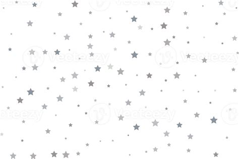 Magic Pattern Of Silver Stars 36467462 Png