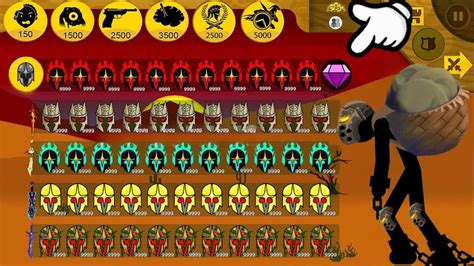GIANT BOSS SUMMON ALL SPEARTON SKIN ELEMENTAL ARMY X POWER LEVELS STICK WAR LEGACY YouTube