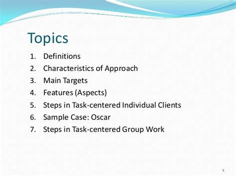 Task Centered Model