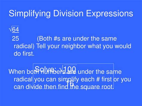 Ppt Simplifying Radical Expressions Powerpoint Presentation Free Ppt Simplifying Radical Expressions Powerpoint Presentation Free
