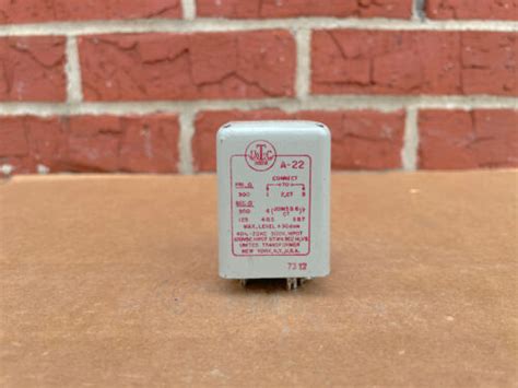 Utc A 22 Transformer Audio Transformer Rare Vintage United Transformer